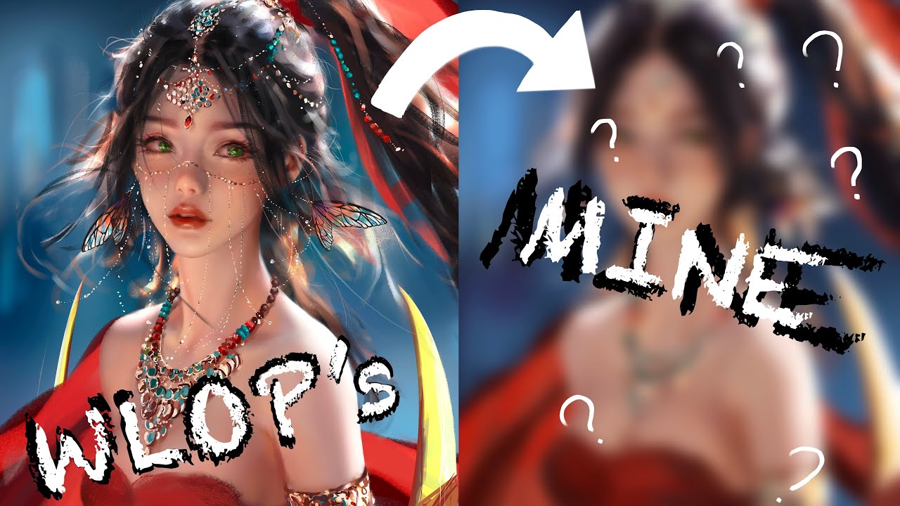 I did a master study of WLOP || Procreate - YouTube