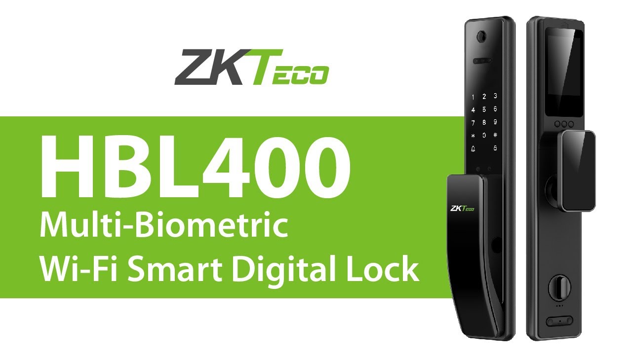 HBL400 Multi-Biometric Wi-Fi Smart Digital Lock - YouTube