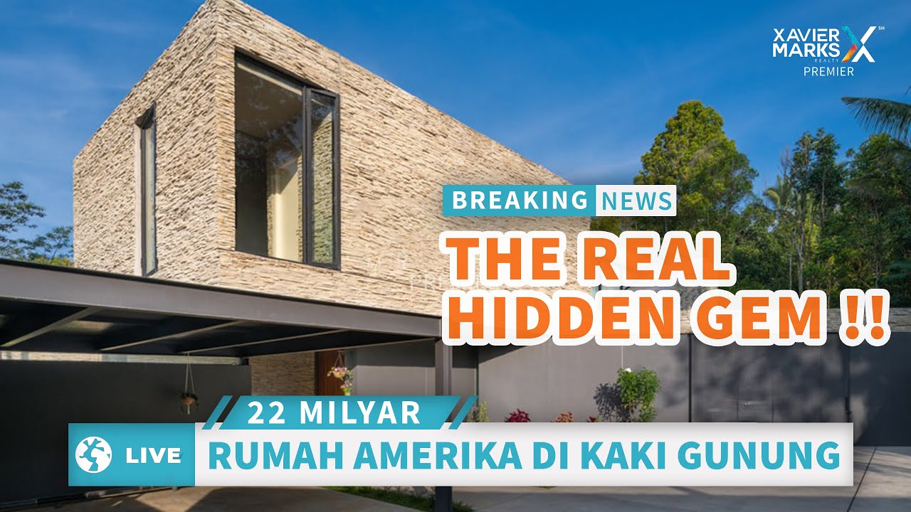 Rumah gaya Amerika 2 lantai di kaki gunung kawi Malang - YouTube