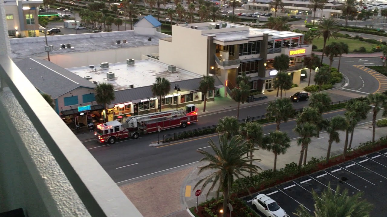 Clearwater Fire Engine 44 & Truck 45 - YouTube