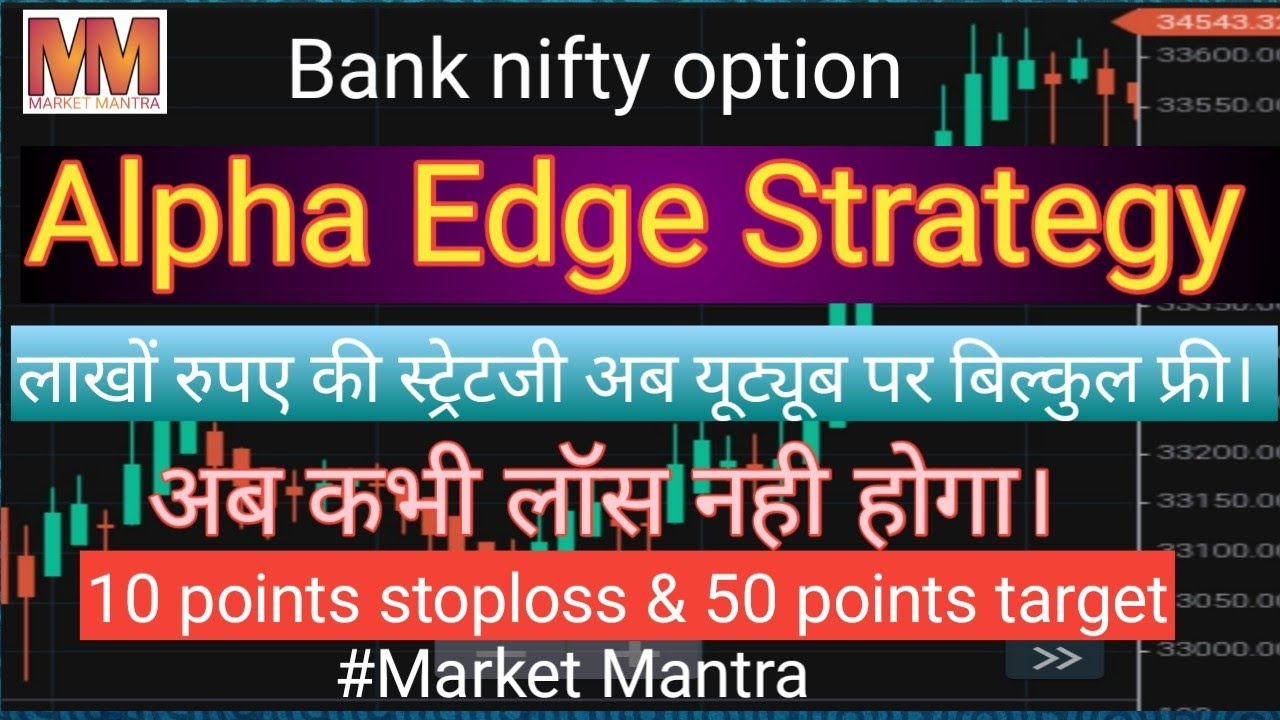 Alpha Edge Strategy for option trading #optiontrading #banknifty ,# ...