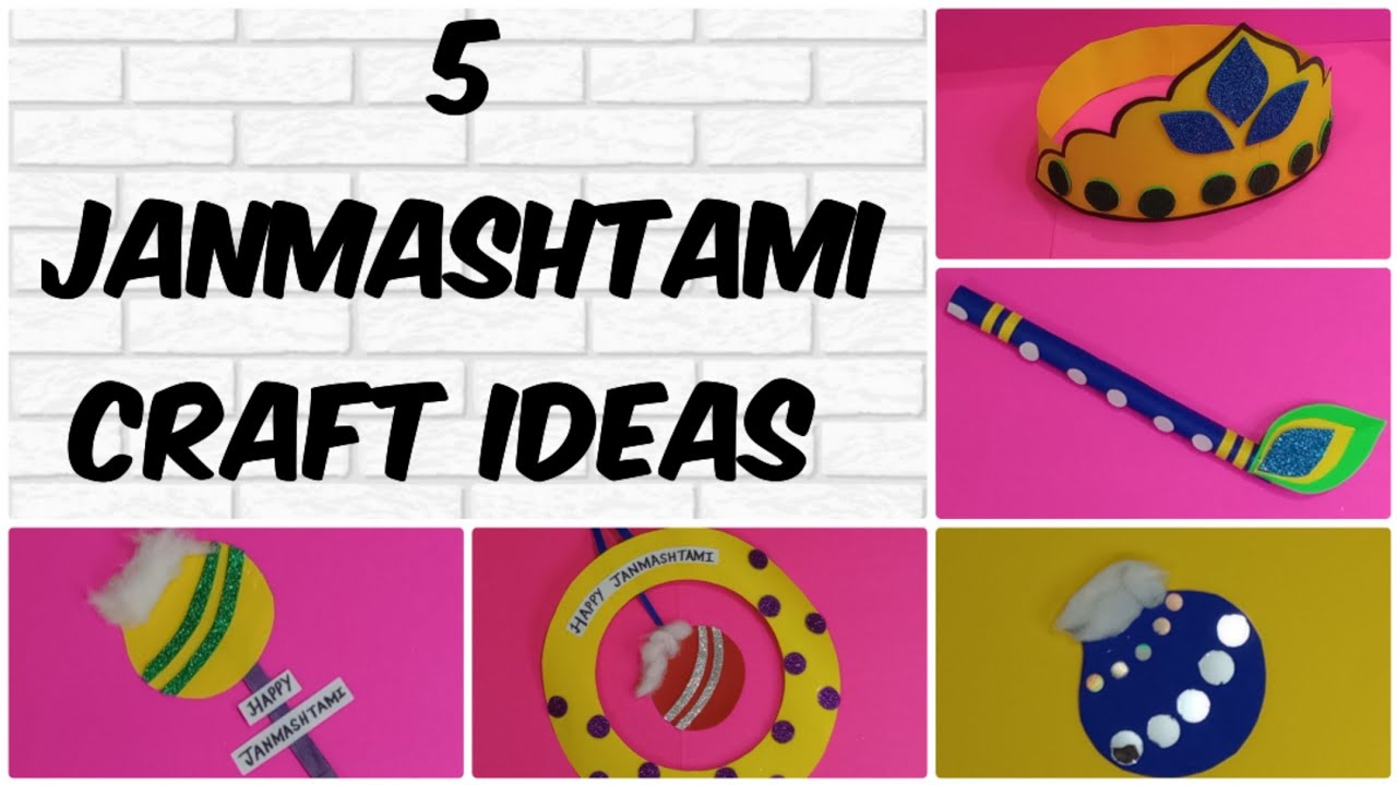 Janmashtami Craft Ideas | Janmashtami Craft Activity | Janmashtami ...