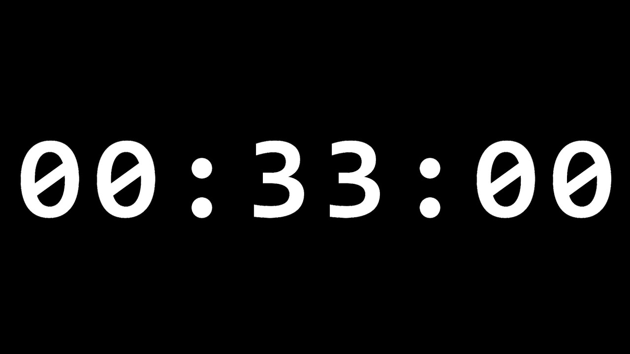 33 Minute Timer | Timer 33 Menit - YouTube