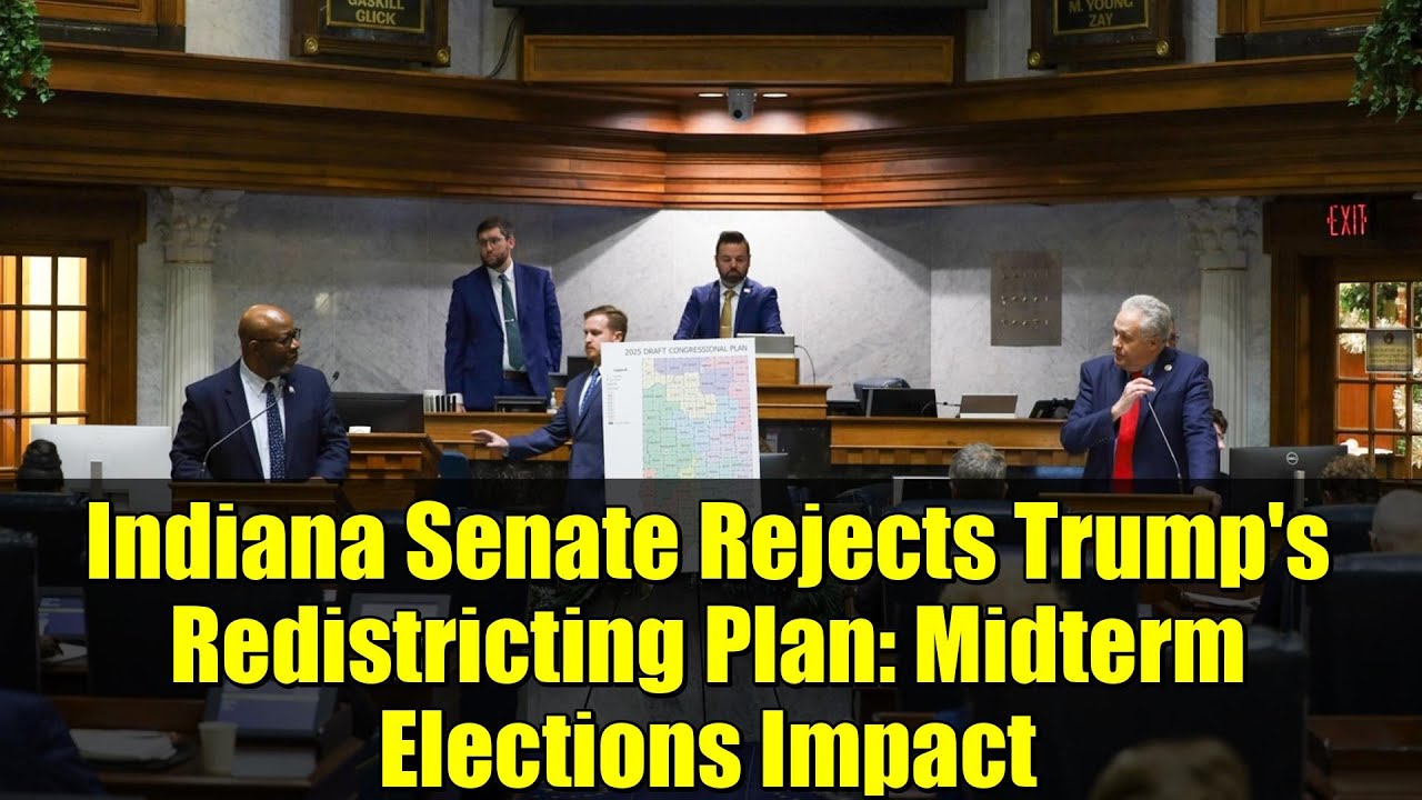 Indiana Senate Rejects Trump's Redistricting Plan: Midterm Elections ...
