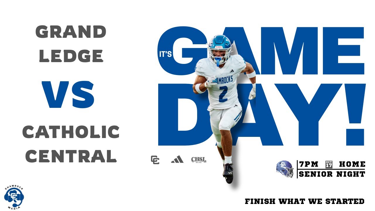 DCC SHAMROCK FOOTBALL | Grand Ledge | October 17, 2025 - YouTube