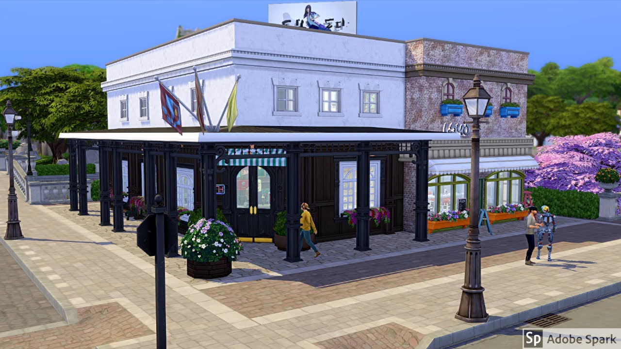 Cane's Bar| The Sims 4 community lot speed build - YouTube