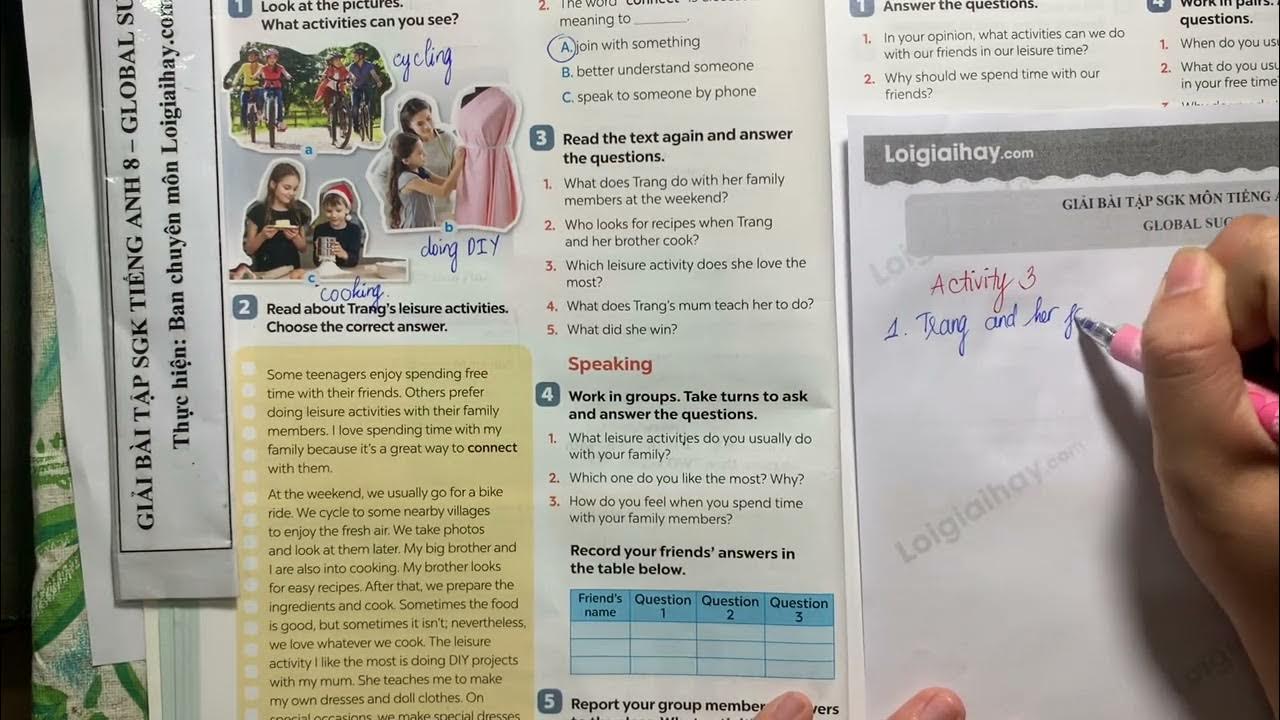 Tiếng Anh 8 Global Success - Unit 1 Skills 1 - YouTube