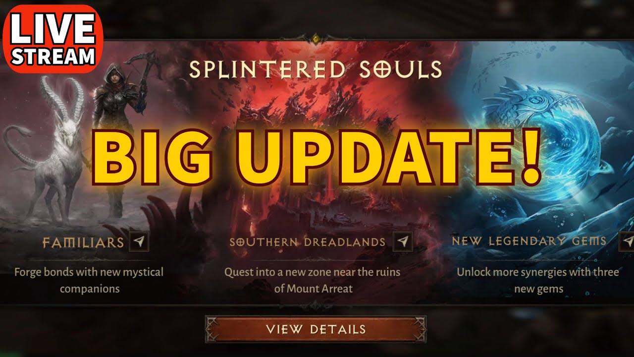 BIG UPDATE Live Stream: Diablo Immortal #diabloimmortal #gaming # ...