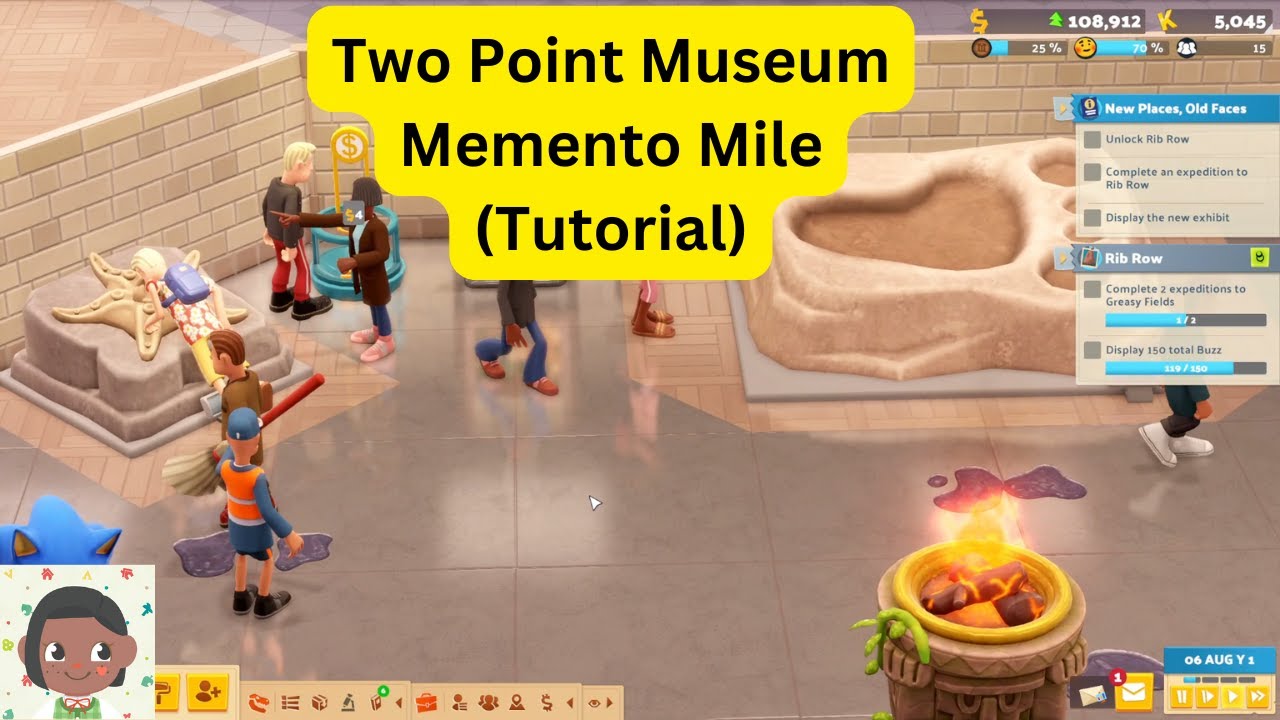 Two Point Museum | Tutorial (Museum 1 - Memento Mile) - YouTube