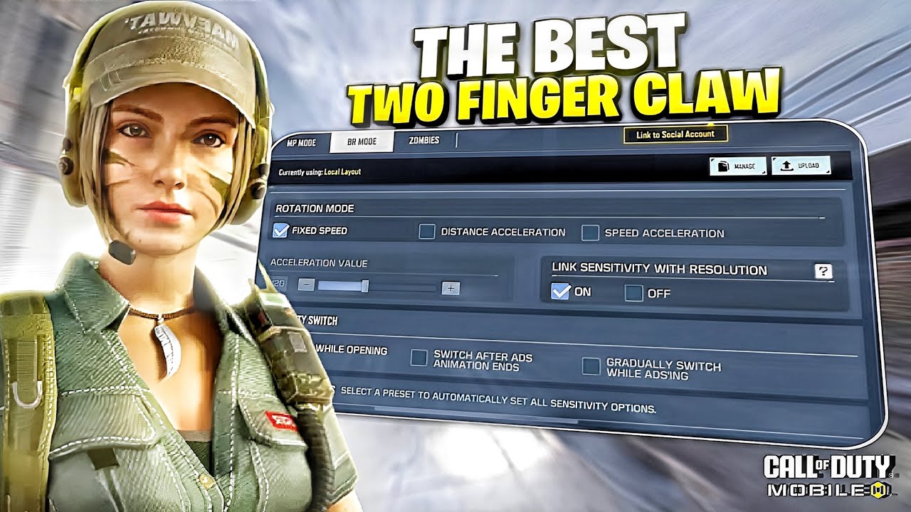 NEW* BEST 2 FINGERS GYRO SENSITIVITY AND ALL SETTINGS IN COD MOBILE🔥 ...