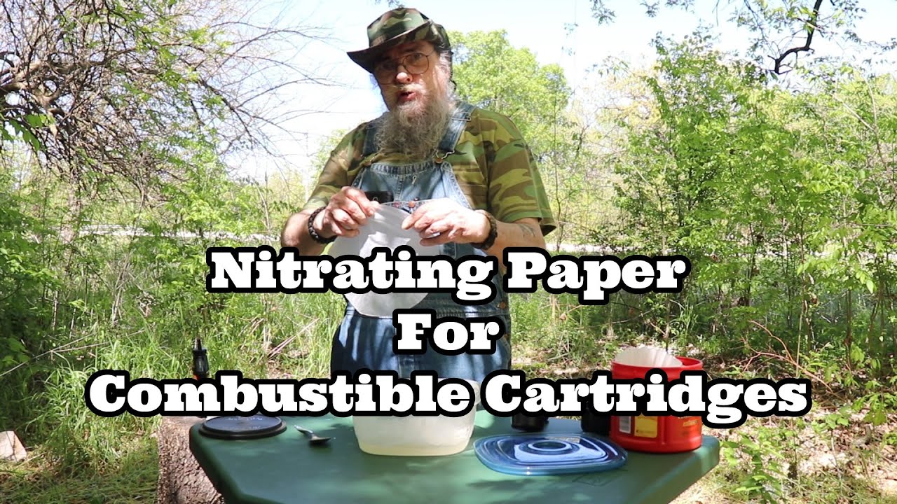 Nitrating Paper for Combustible Cartridges - YouTube
