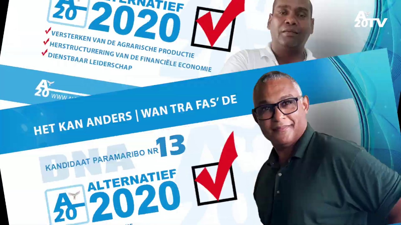 A20 DNA Kandidaten Paramaribo - YouTube