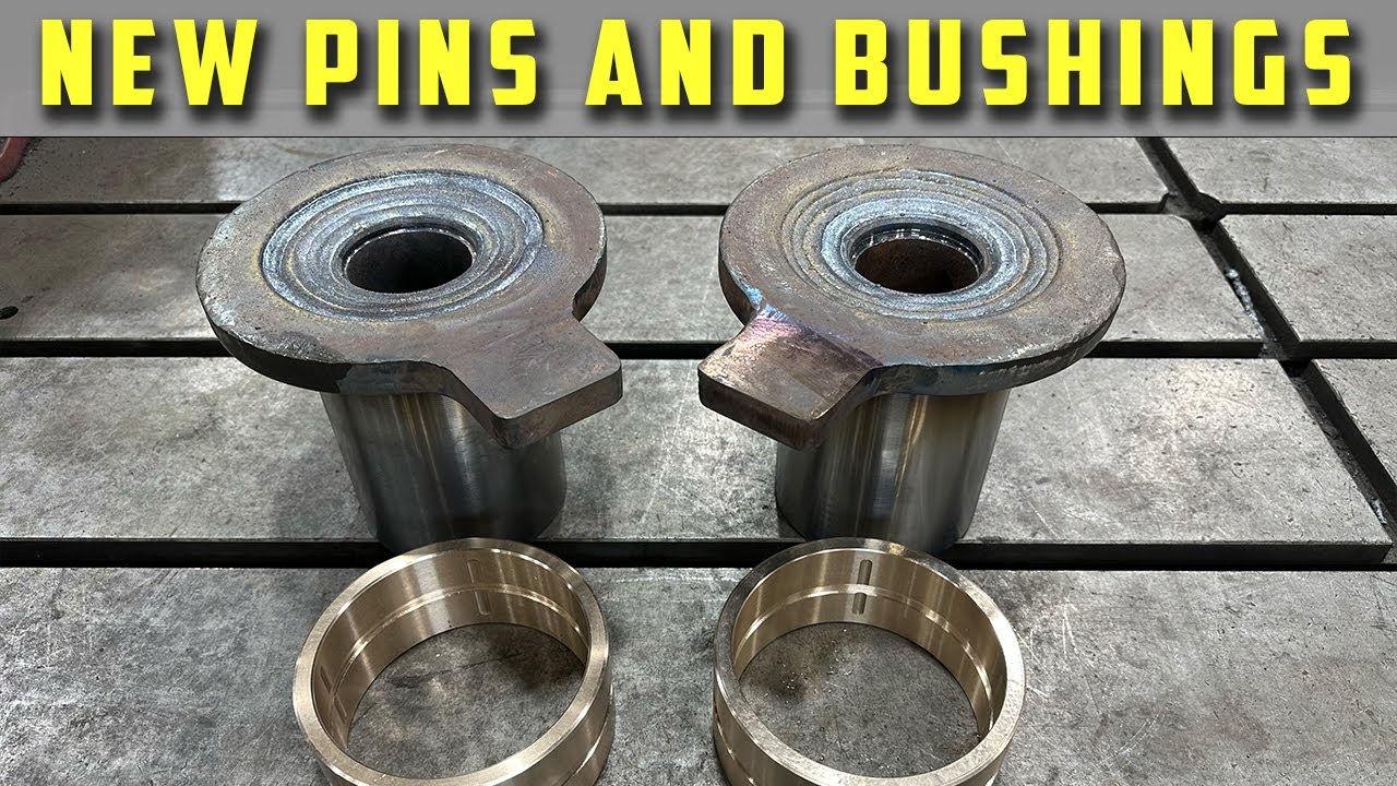 Machining 40 Ton Grapple Pins And Bushings - YouTube