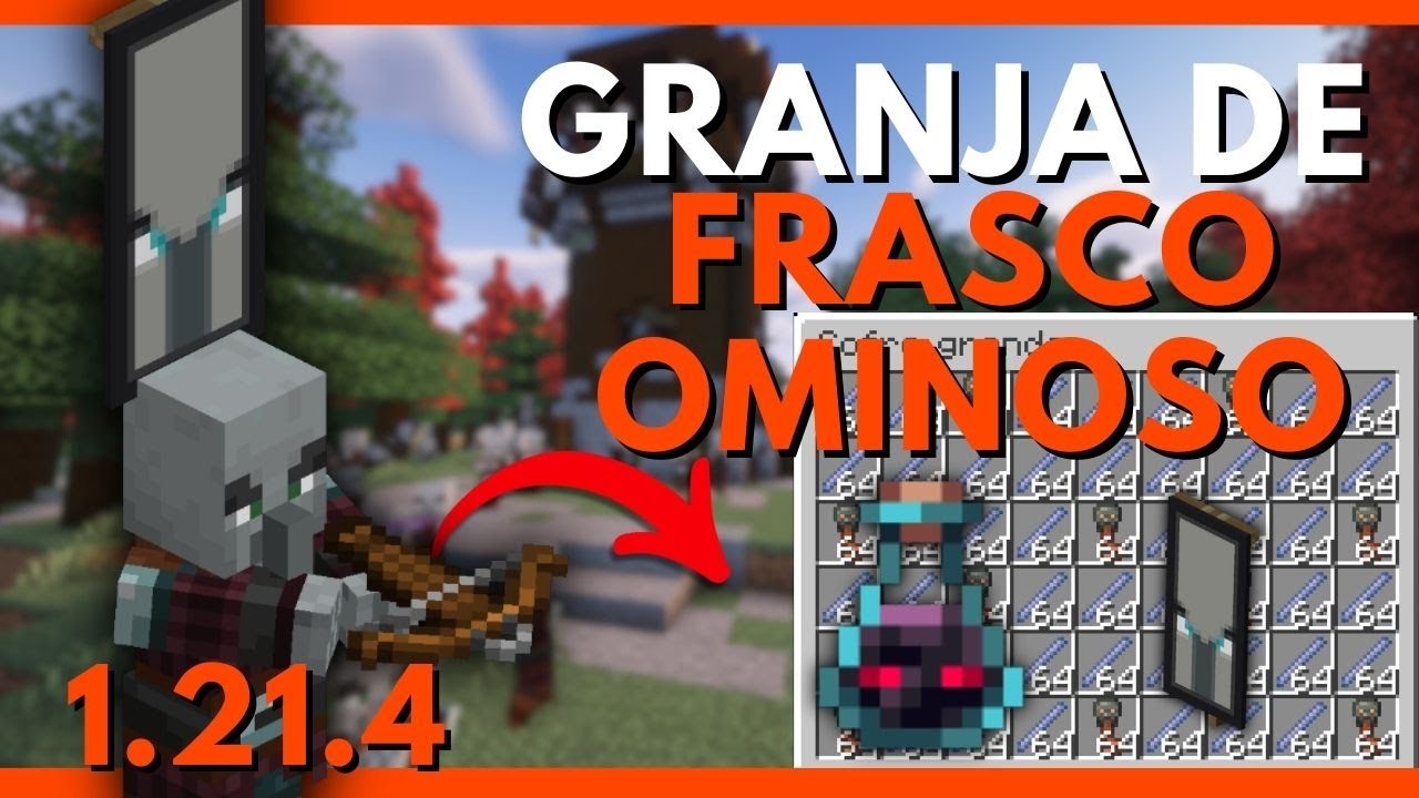 🧪 Cómo Hacer una Granja de Frasco Ominoso en Minecraft 1.21.4 ⚡ ¡Fácil ...