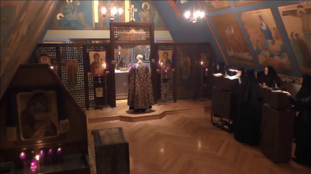 Saturday Vigil - Sunday of Orthodoxy - Fr. Paisius - YouTube