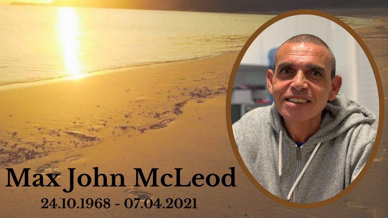 Funeral Service for the late Max McLeod - 23 April 2021 - YouTube