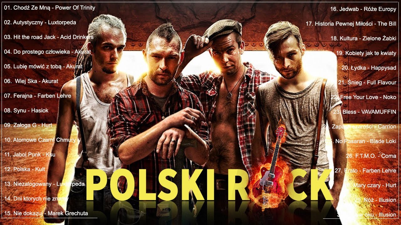 Polski Rock 🔥🎸 Muzyka Rockowa Playlista 🎸🔥 Polski Rock Wszechczasów ...