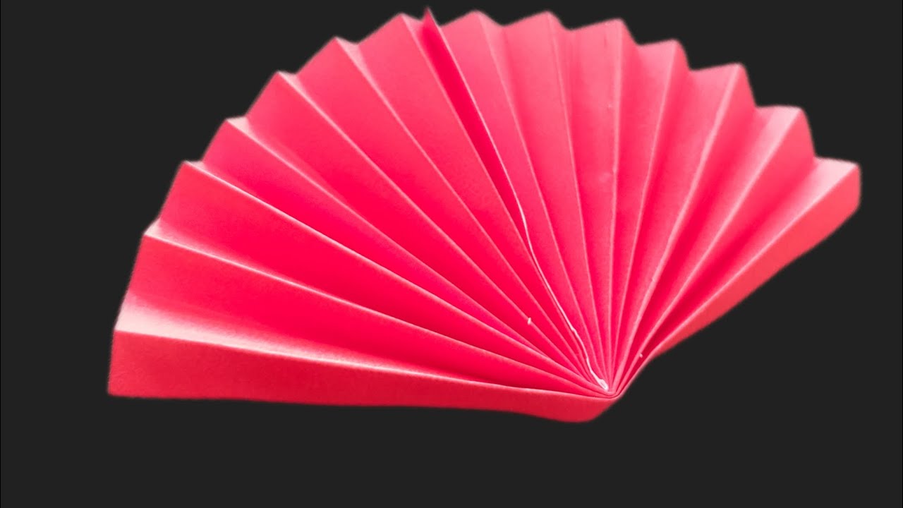 membuat kipas / origami - YouTube