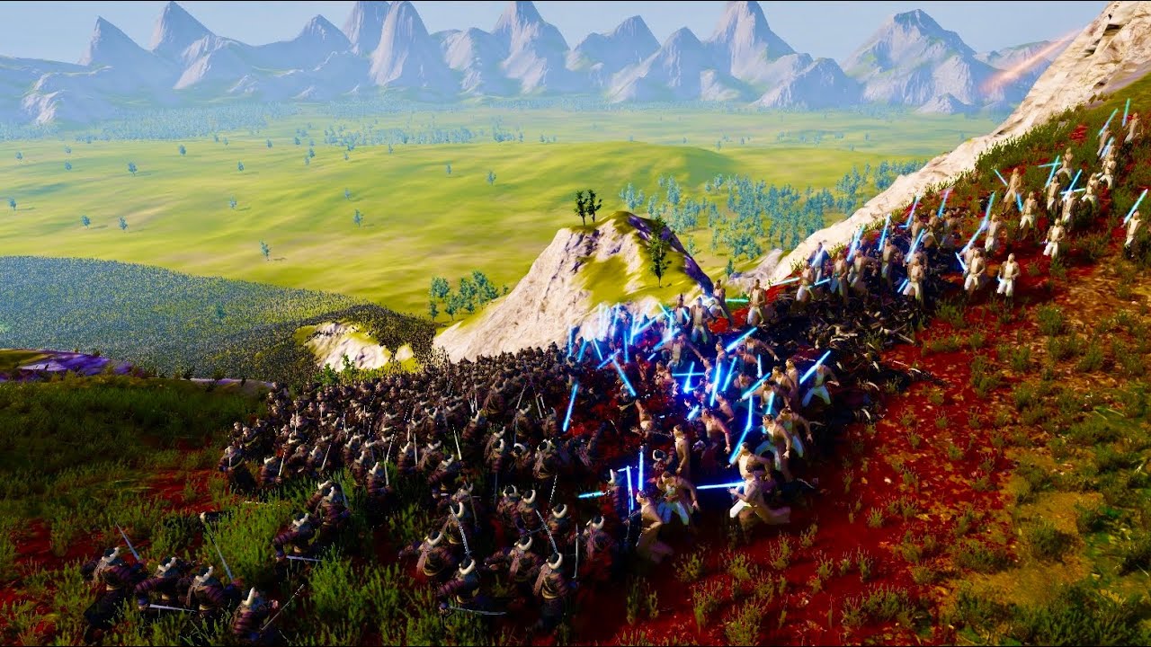 6,000 JEDI KNIGHTS & 10 TANKS vs 3,000,000 MONGOLS at MT | Ultimate ...