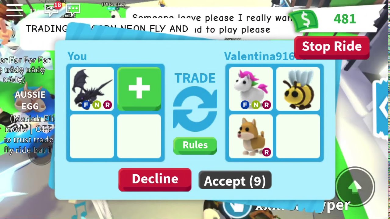 Getting my dream pets for a neon shadow dragon in Adopt Me! 🤭 - YouTube