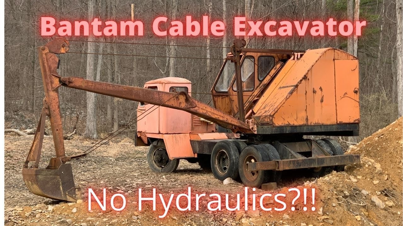 Schield Bantam T35 Cable Excavator - YouTube