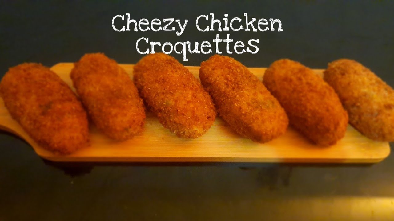 Cheezy Chicken Croquettes | Crispy & Creamy | Easy & Tasty Snack ...