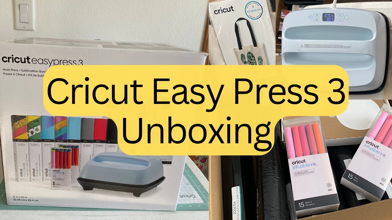 Cricut Easy Press 3 Unboxing and First Project - YouTube