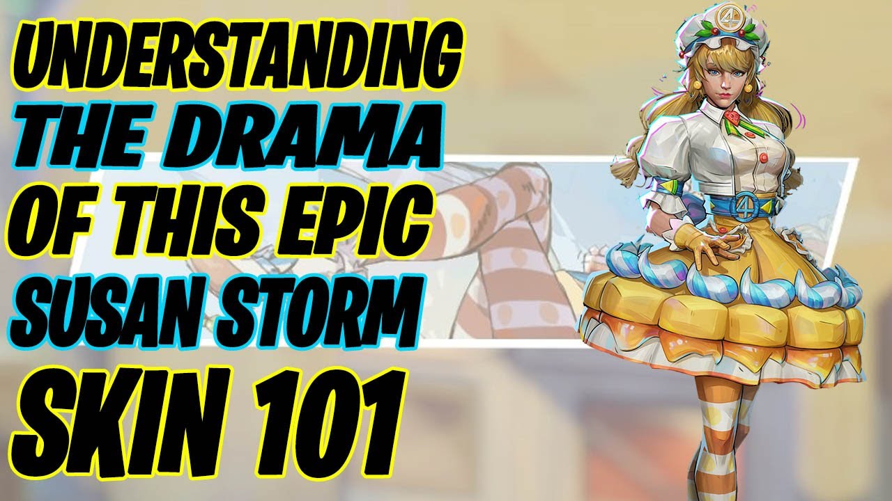WHAT'S THE DRAMA ALL ABOUT? Sue Storm Cake Skin - YouTube