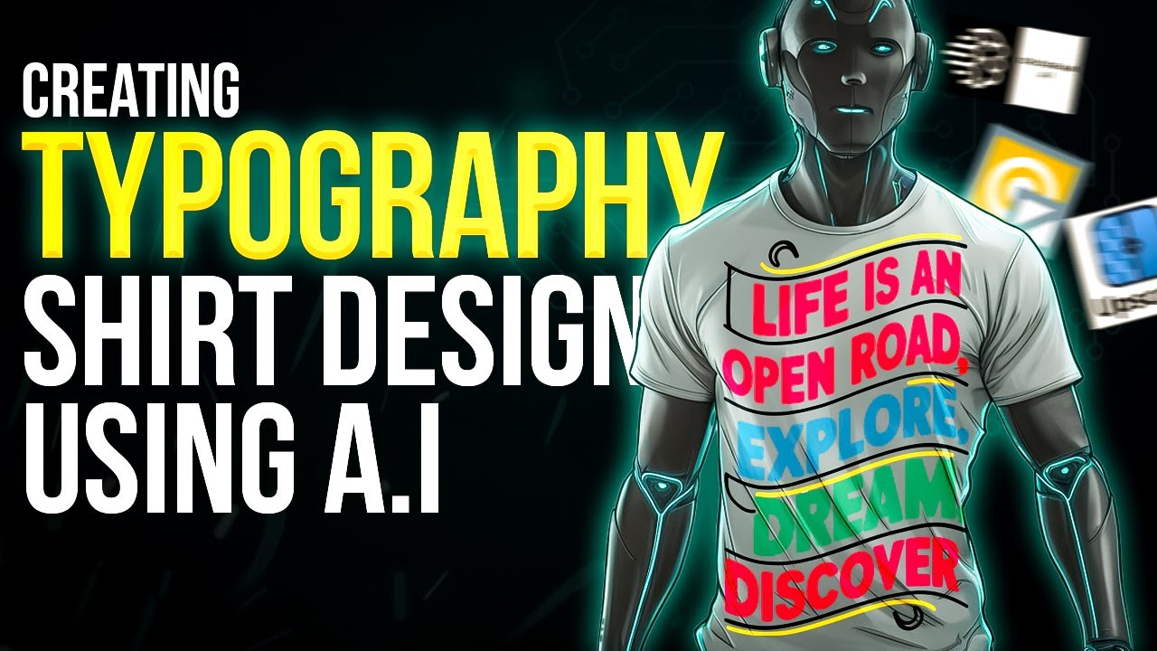 Create Typography Designs for Shirts Using AI - YouTube