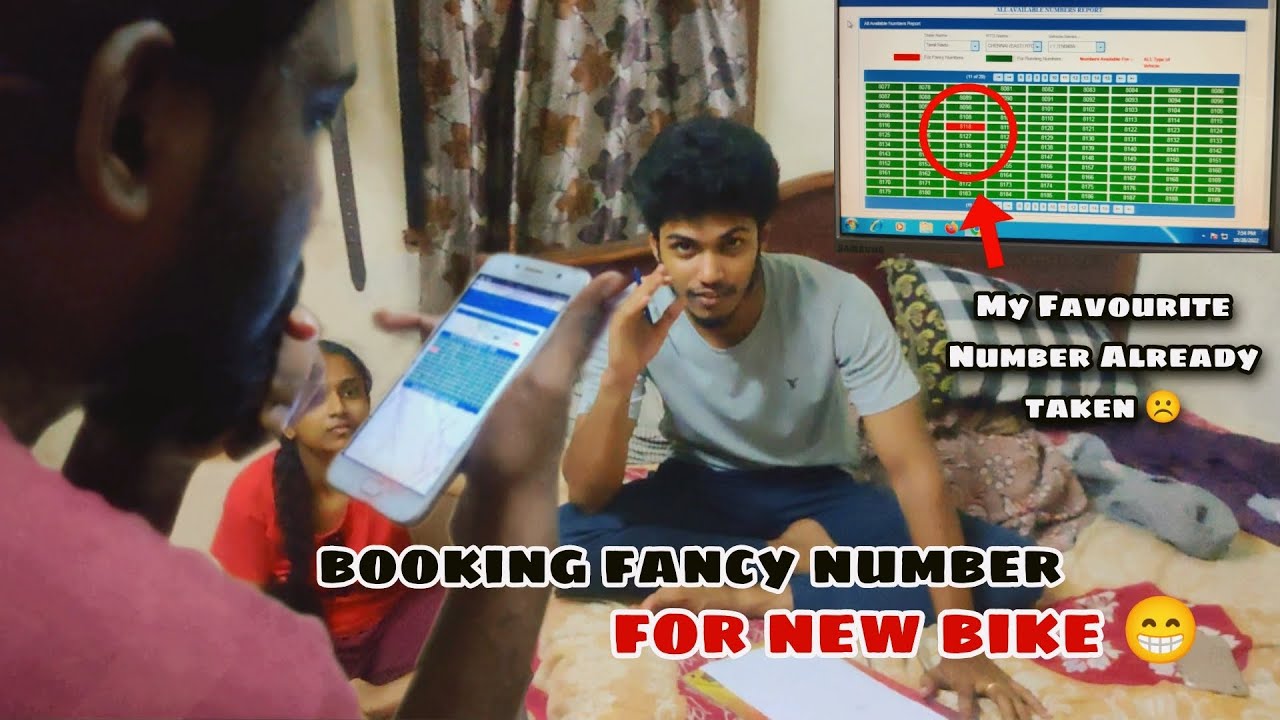 Booking fancy number for new bike 😁|But already My favourite Num Taken☹ ...