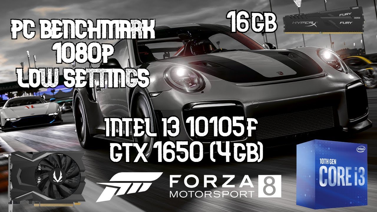 Forza Motorsport 8 | PC Benchmark 1080p | GTX 1650(4GB)/INTEL I3 10105F ...