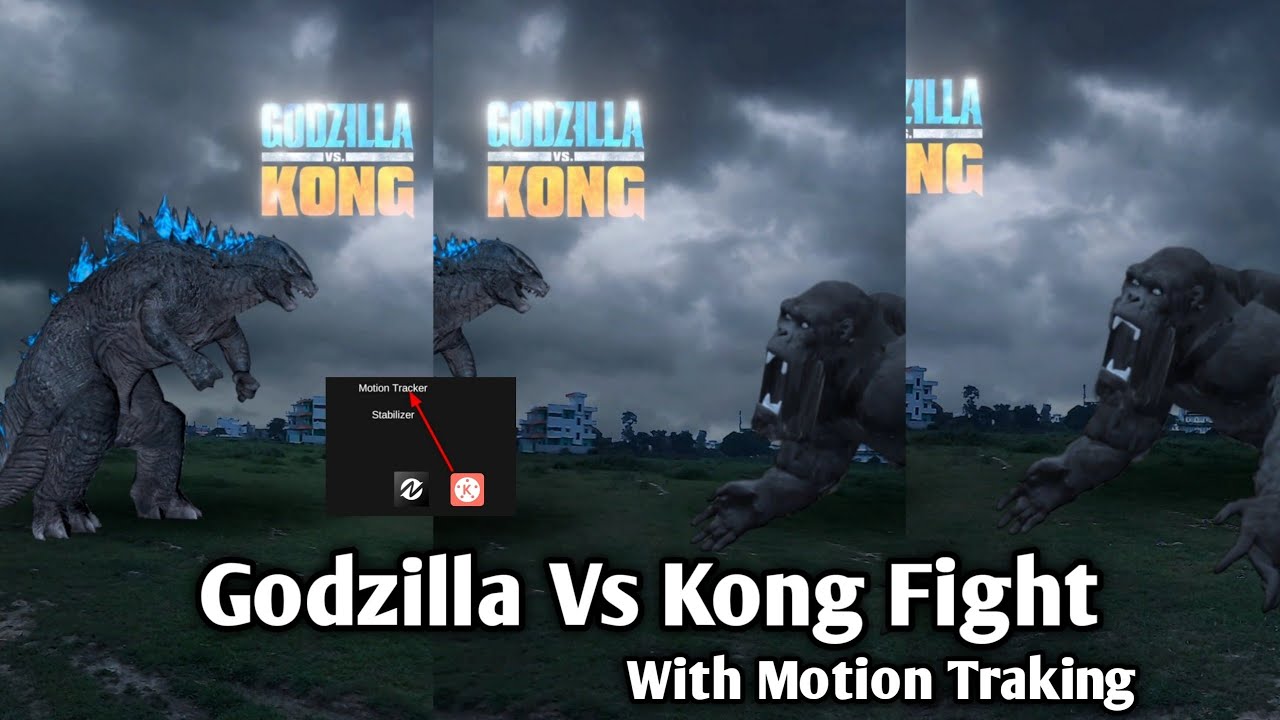 Node video motion tracking | Godzilla vs Kong fx video editing in ...
