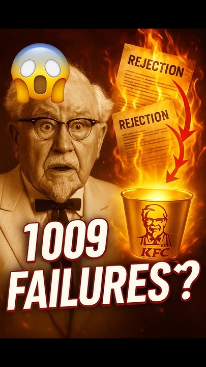 KFC's Colonel Sanders REJECTED 1009 Times Now He's a BILLIONAIRE| KFC ...