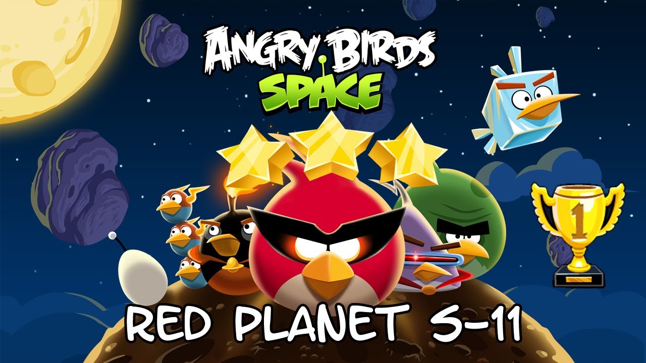 Angry Birds Space Red Planet s-11 - YouTube