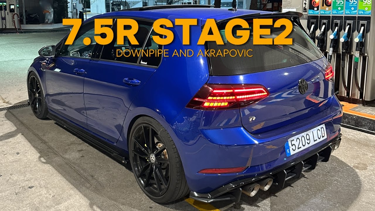 Así suena un Golf R Stage 2 con Akrapovic a las 4AM en la Montaña. POV ...