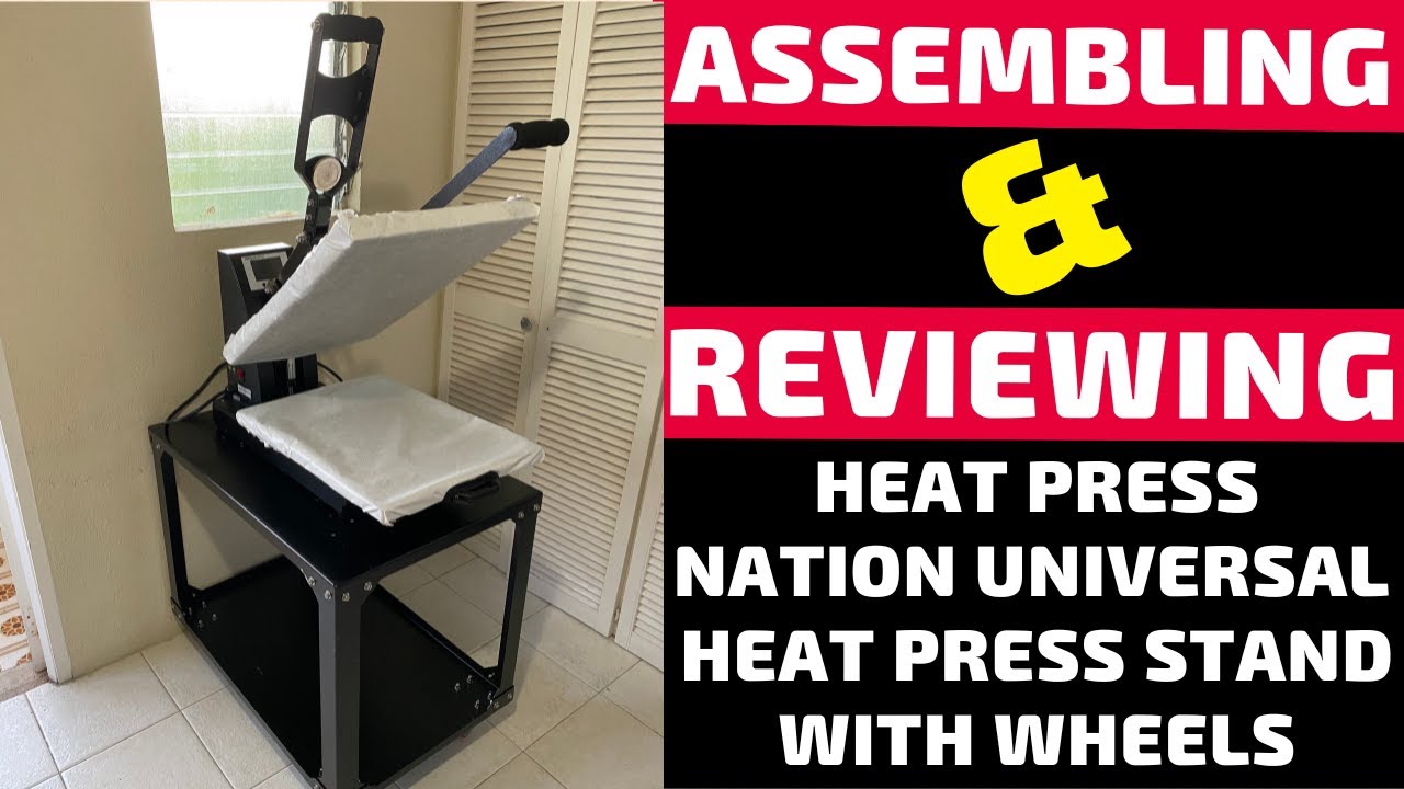 Assembling and Reviewing Universal Heat Press Stand - YouTube