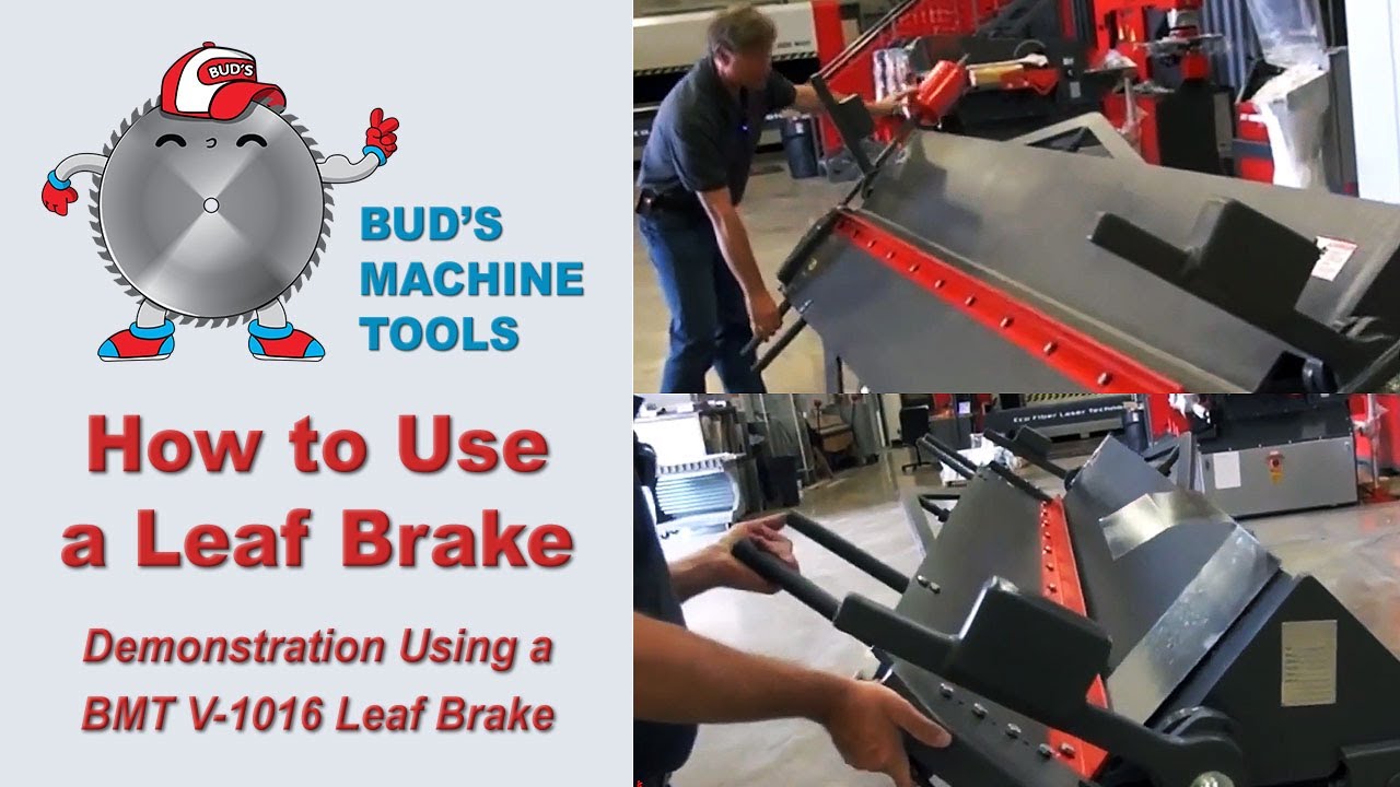 How to Use a Leaf Brake | BMT V-1016 - YouTube