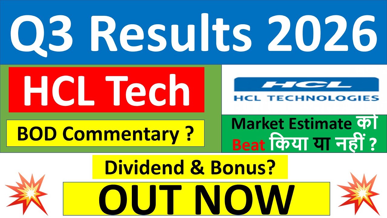 HCL Tech q3 results 2026 | HCL Tech results today | HCL Tech Share News ...