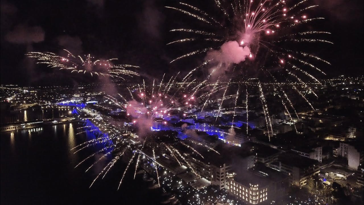 Opening the Christmas Season, Volos, Greece - YouTube