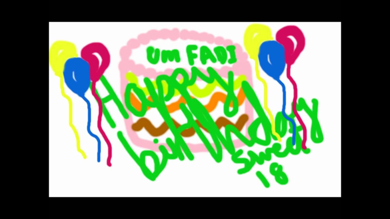 happy birthday um fadi .wmv - YouTube