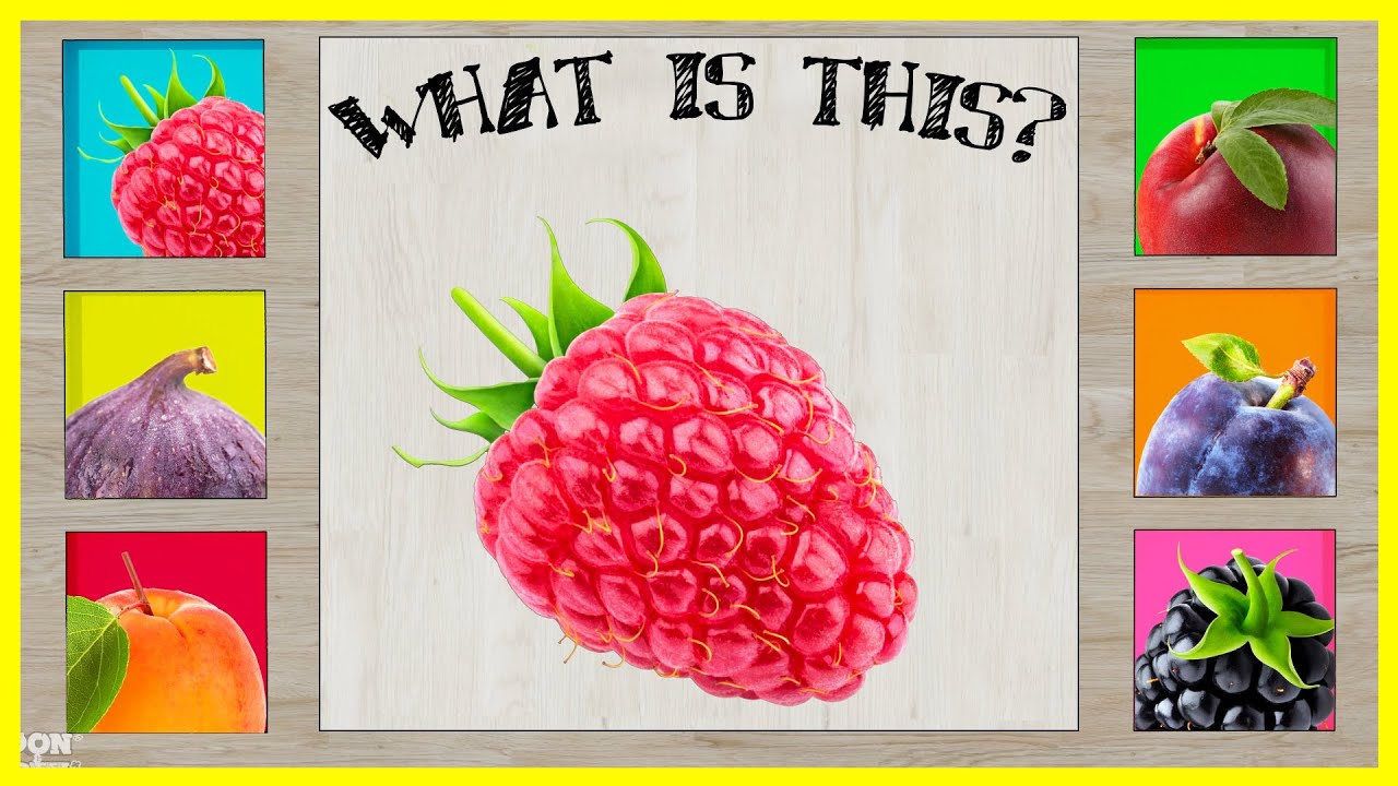 What Is This Fruit for Kids? ️ Raspberry, Fig, Apricot, Nectarine, Plum ...