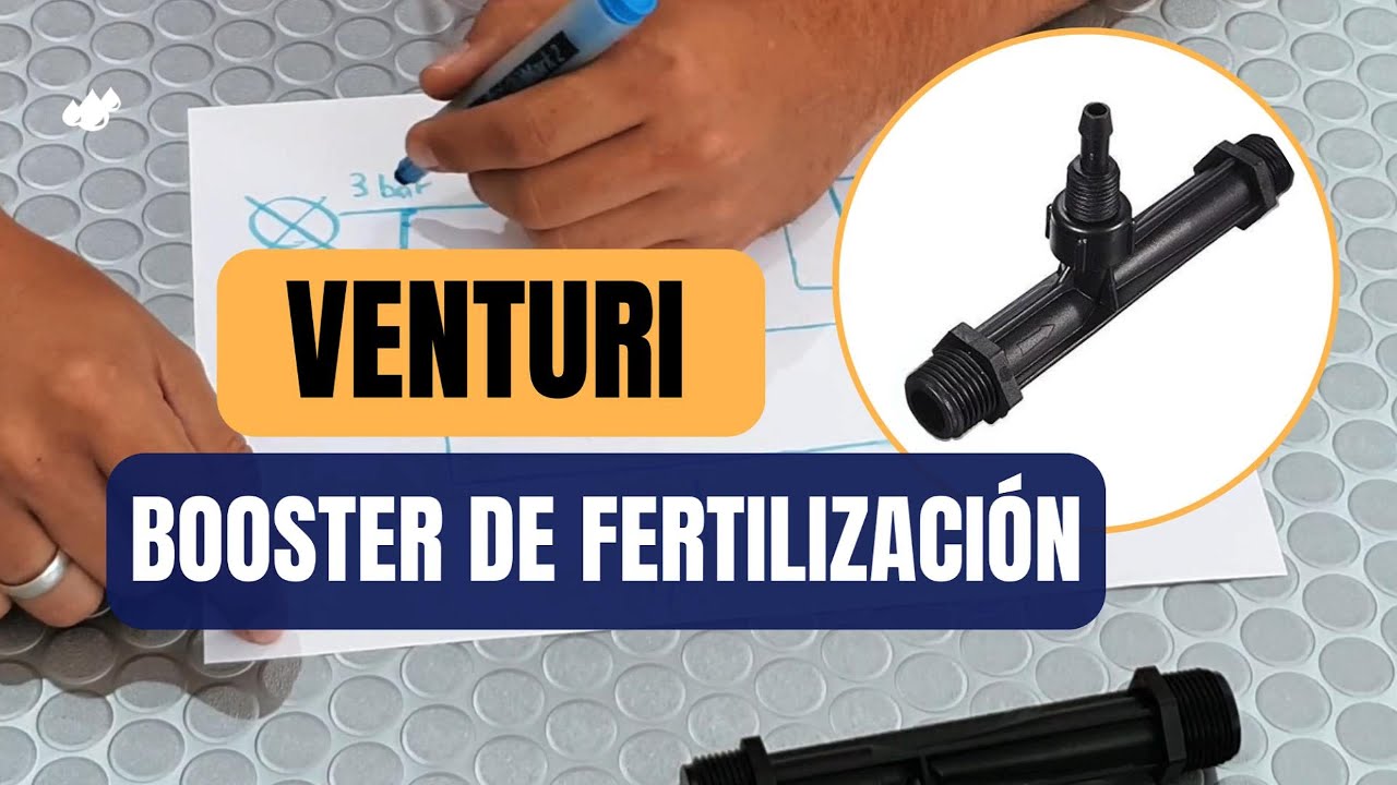Venturi, colocación en Booster de Fertilización - YouTube