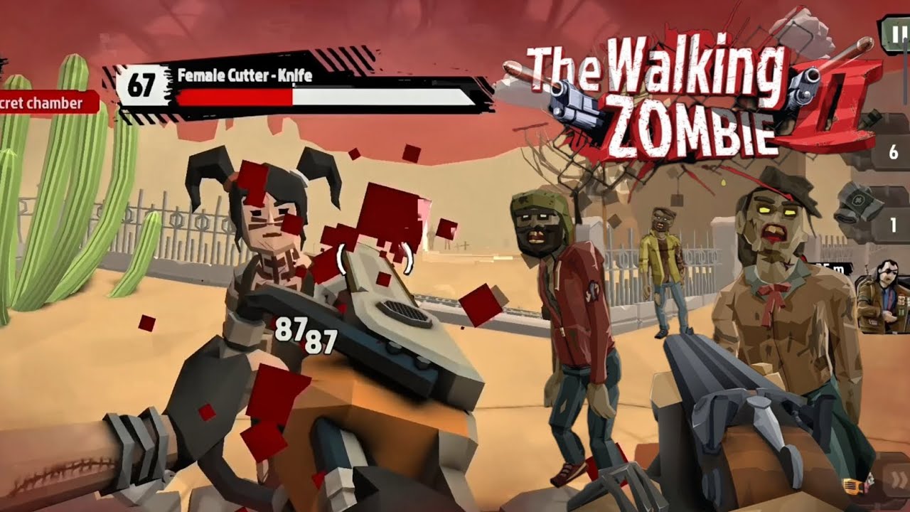 Fighting with bandits using a chainsaw in Walking Zombie-2 - YouTube