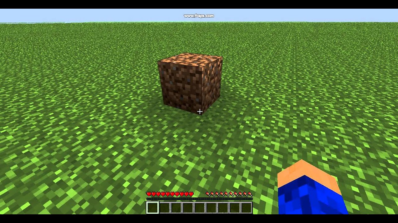 Minecraft Tutorial - How To Place Dirt - YouTube