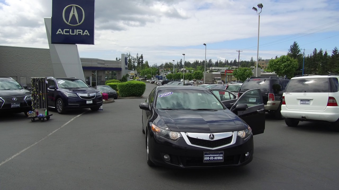 Acura of Lynnwood - H5481 2010 Acura TSX 6 Speed Manual - YouTube