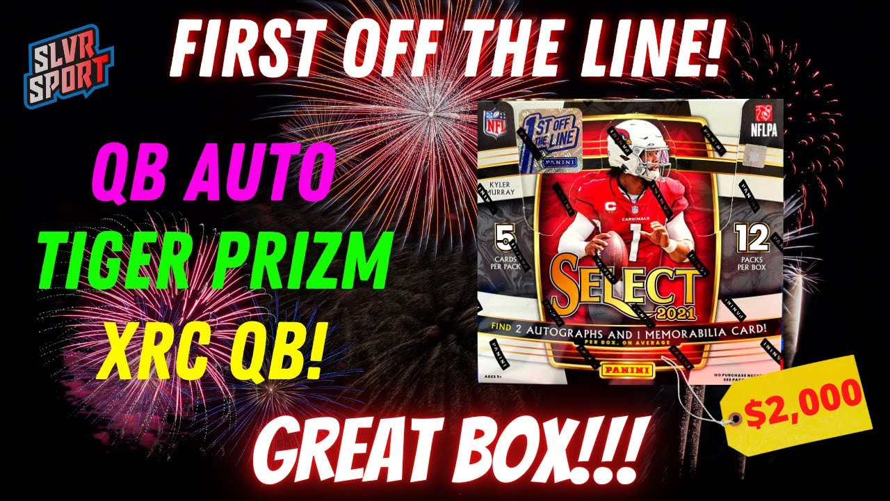 💥 NICE BOX 💥 2021 Select Football Hobby Box FOTL - $2,000 Box! - YouTube
