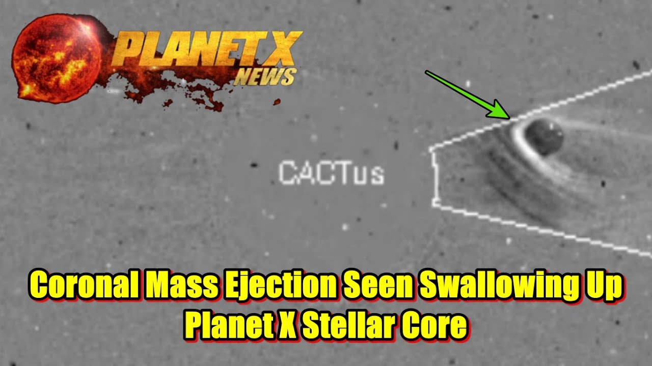 Coronal Mass Ejection Seen Swallowing Up Planet X Stellar Core - YouTube