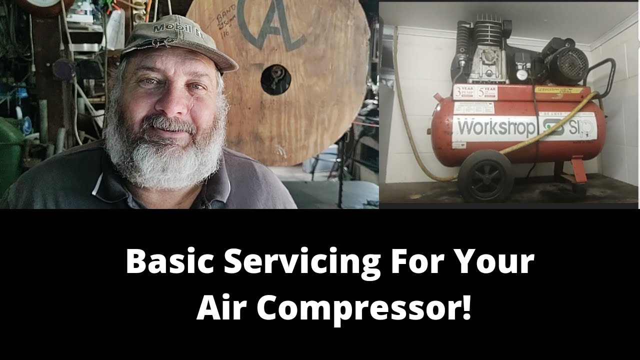 Basic Servicing For Your Air Compressor! - YouTube