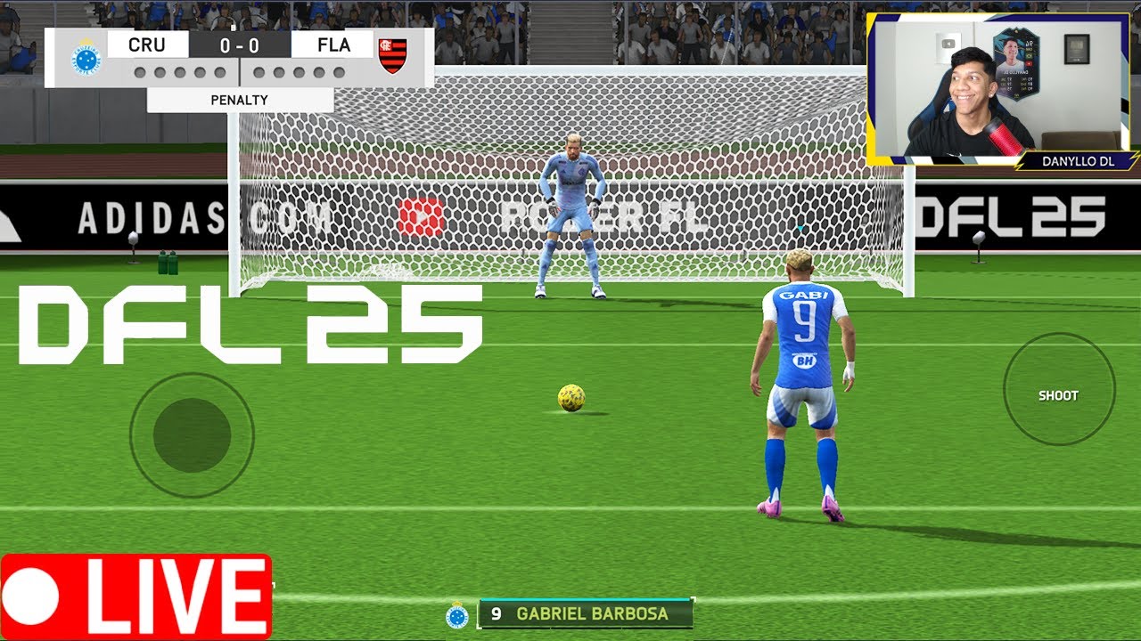 NOVO DFL 25 MOBILE V.2 AO VIVO🔥BRASILEIRÃO🔴MODO CARREIRA 🔥 DLS 25 ...
