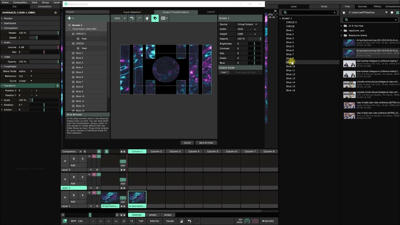 Resolume Tutorials - simply create layer outeline (part3) - YouTube